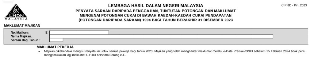Steps to Submit Borang E & CP8D | Syntax Technologies