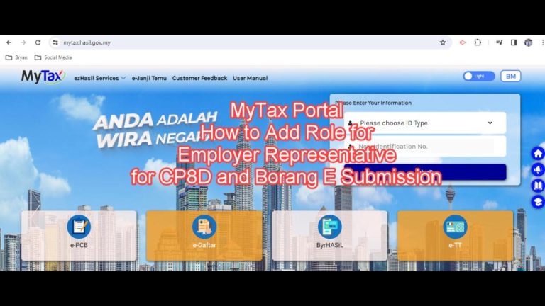 MyTax Portal How to Add Role for Employer Representative for CP8D and ...