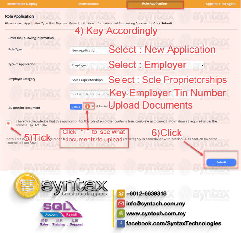 How to Apply as Employer for Sole Proprietor for CP8D and Borang E ...