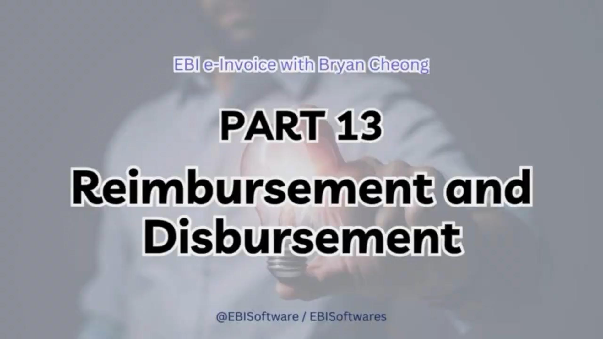 E-Invoice For Disbursement and Reimbursement | Syntax Technologies