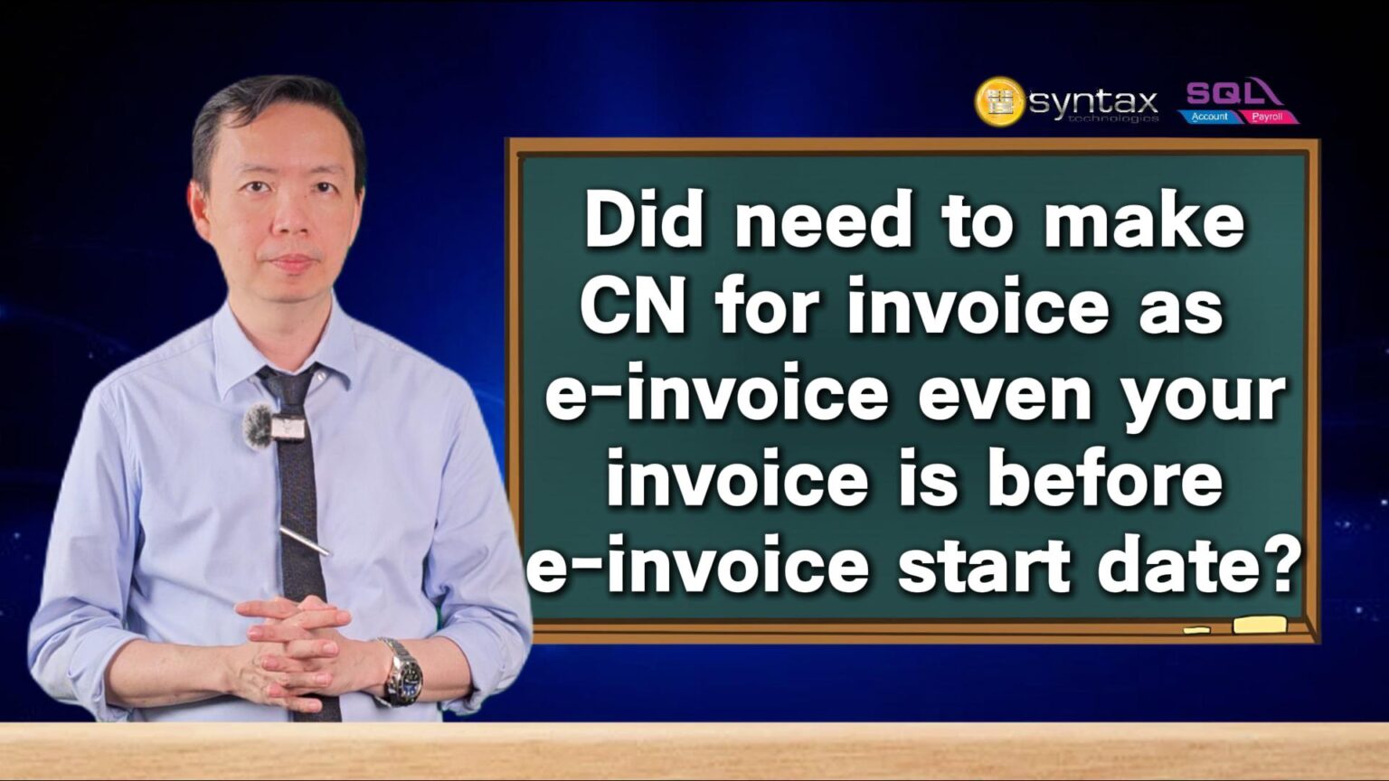 Did need to make CN for invoice as e-invoice even your invoice is ...